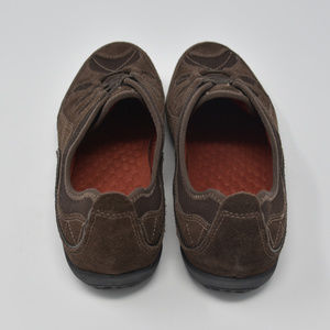 Privo | Shoes | Privo By Clarks Sz 95 Brown Leather Slip Flats | Poshmark